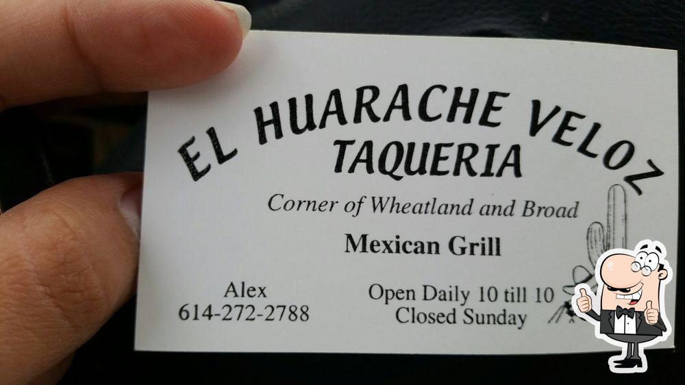El Huarache Veloz in Columbus - Restaurant menu