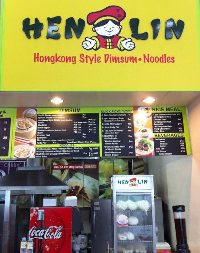 Hen Lin fast food, Mandaluyong, 1/F - Restaurant menu and reviews
