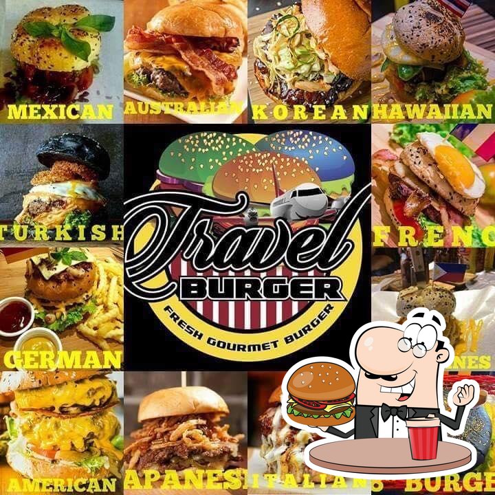 Travel Burger Hidalgo Food Park restaurant, Manila