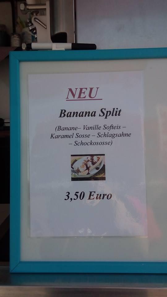 Softeis Stand Rewe Dkb restaurant, Dinkelsbühl