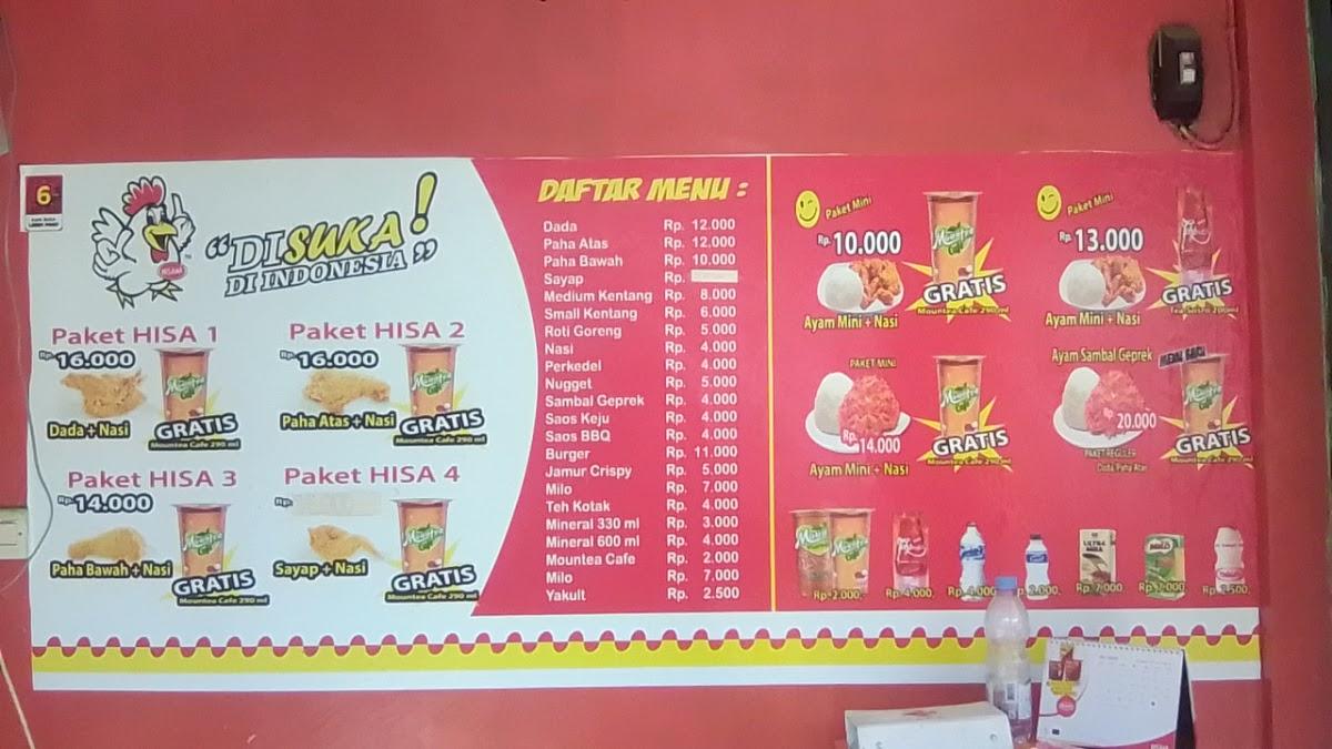 HISANA Fried Chicken, Handil Bakti - Restaurant reviews