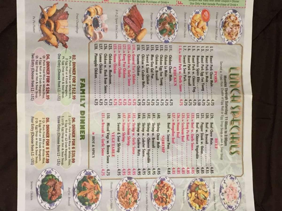 Mandarin Chef in Moore - Restaurant menu and reviews