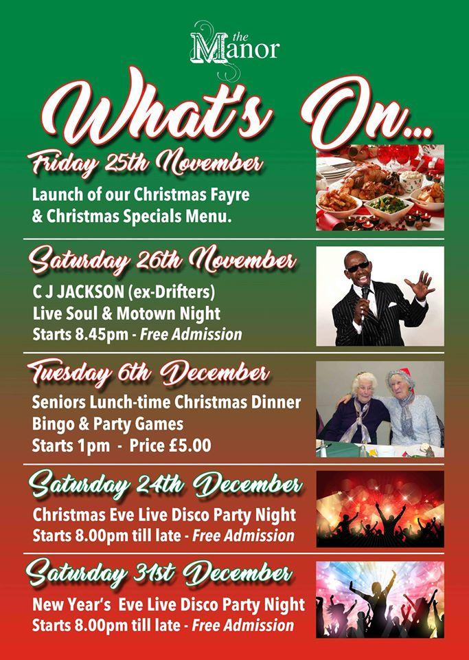 Menu of The Manor pub & bar, Nottingham, 350 Nottingham Road - reviews ...
