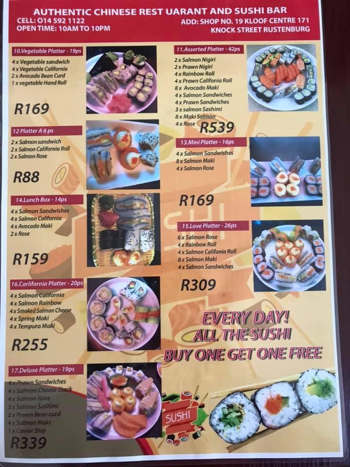 Fly Dragon restaurant, Rustenburg - Restaurant reviews