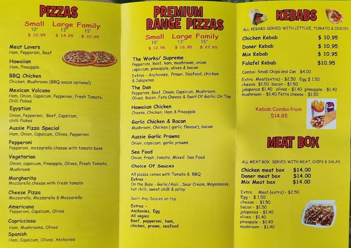 Aussie Pizza and Kebab in Waikiki - Restaurant menu and reviews