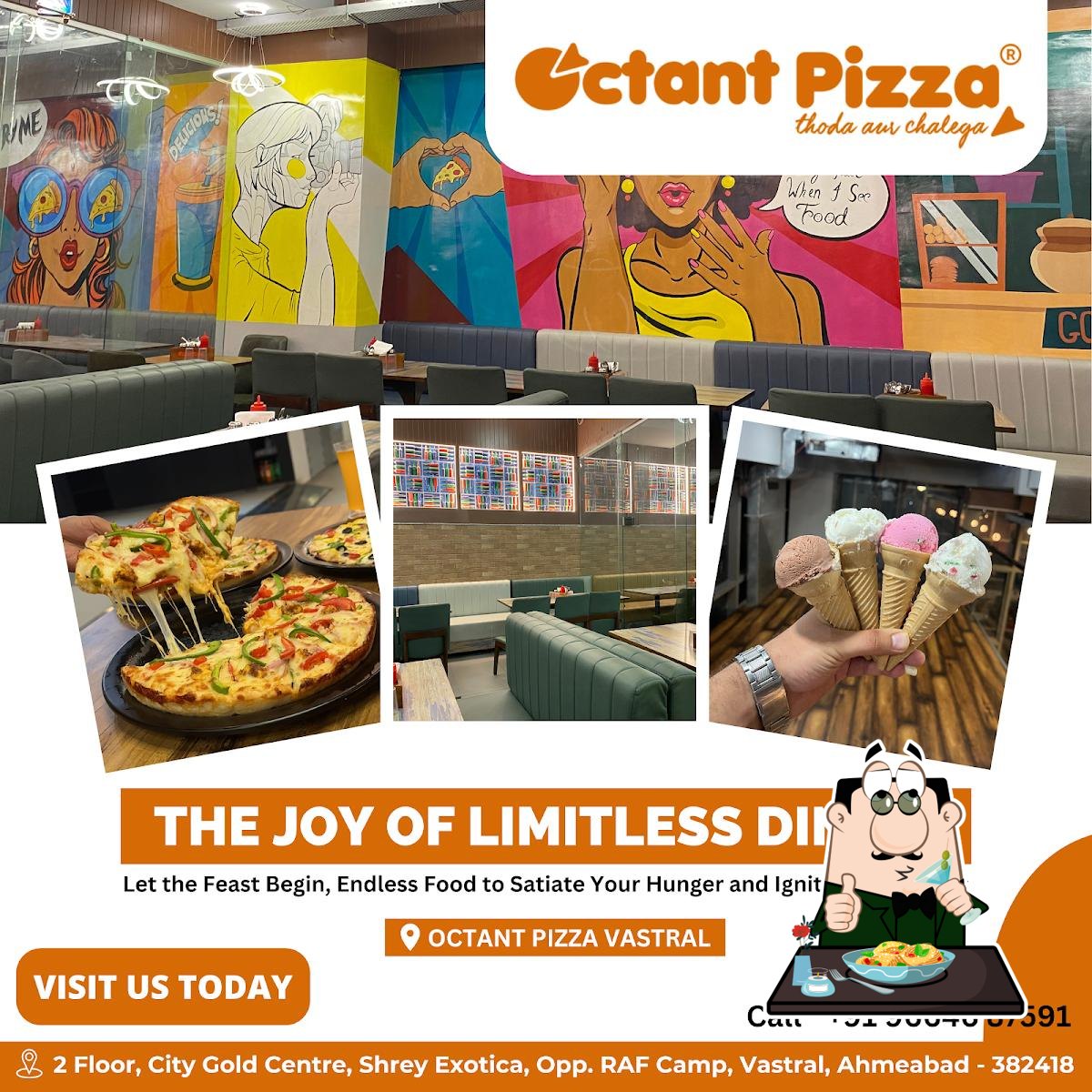 Octant Pizza Vastral Biggest Pizzeria in Ahmedabad Best Unlimited food ...