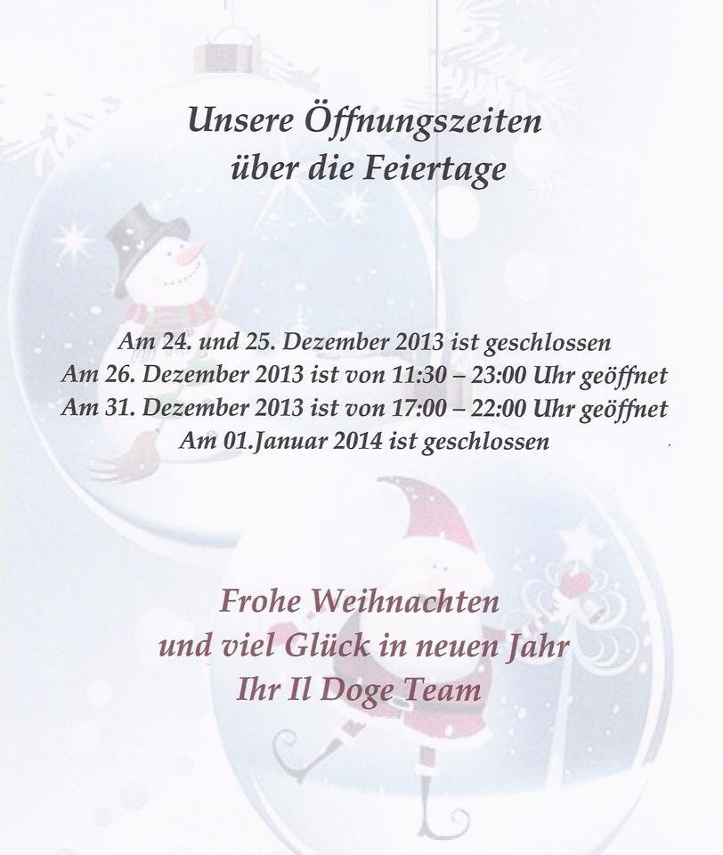 Ristorante Il Doge restaurant, Frankfurt - Restaurant menu and reviews