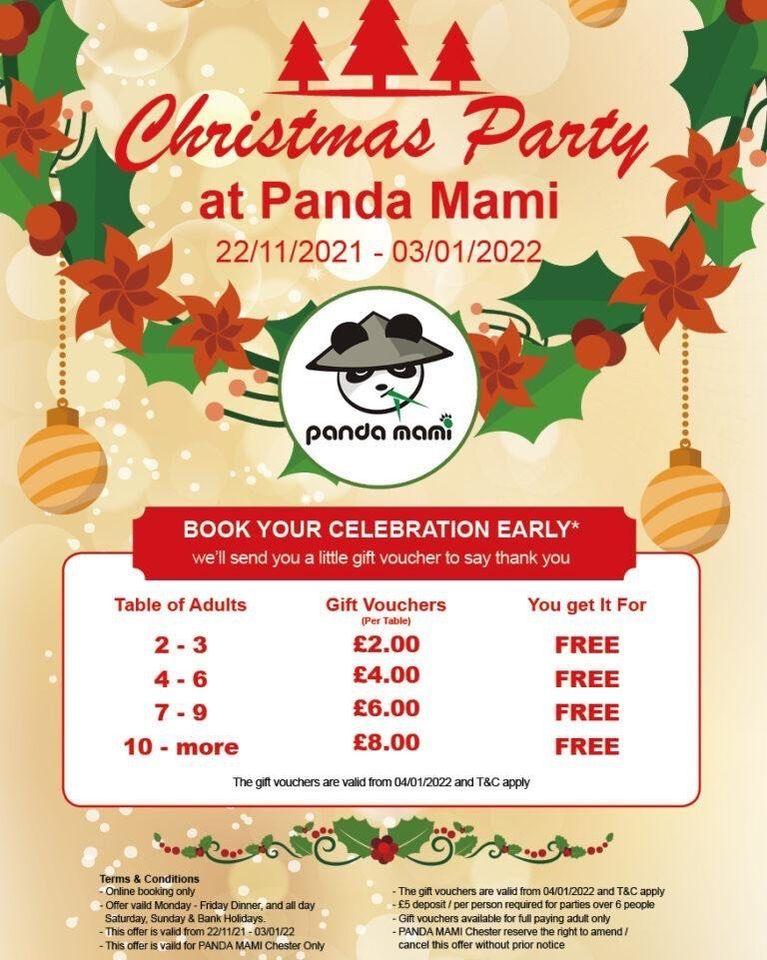 Panda Mami in Chester - Restaurant menu and reviews