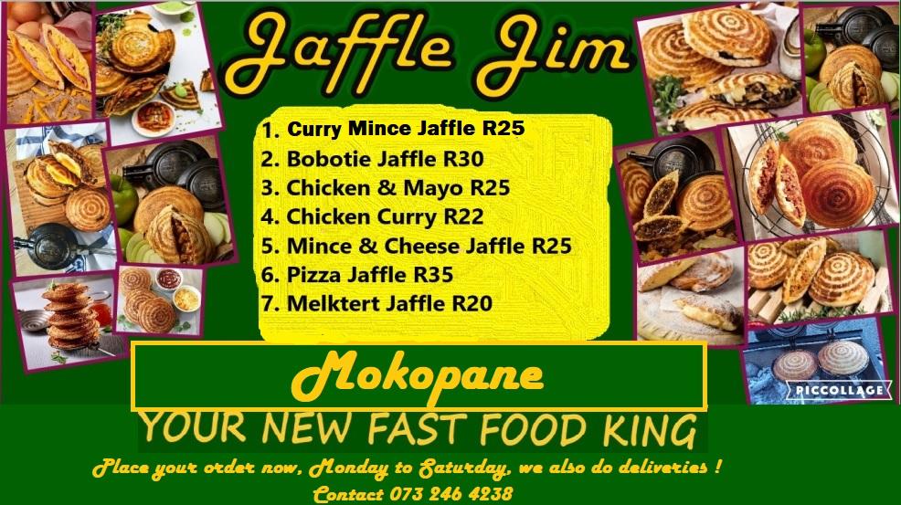 JAFFLE JIM MOKOPANE 89 PRETORIUS STREET MOKOPANE Fast Food, Mokopane