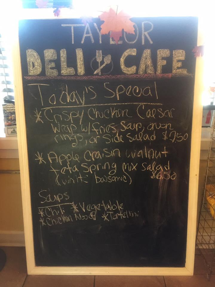 Taylor Deli, 146 S Main St in Taylor - Restaurant menu and reviews