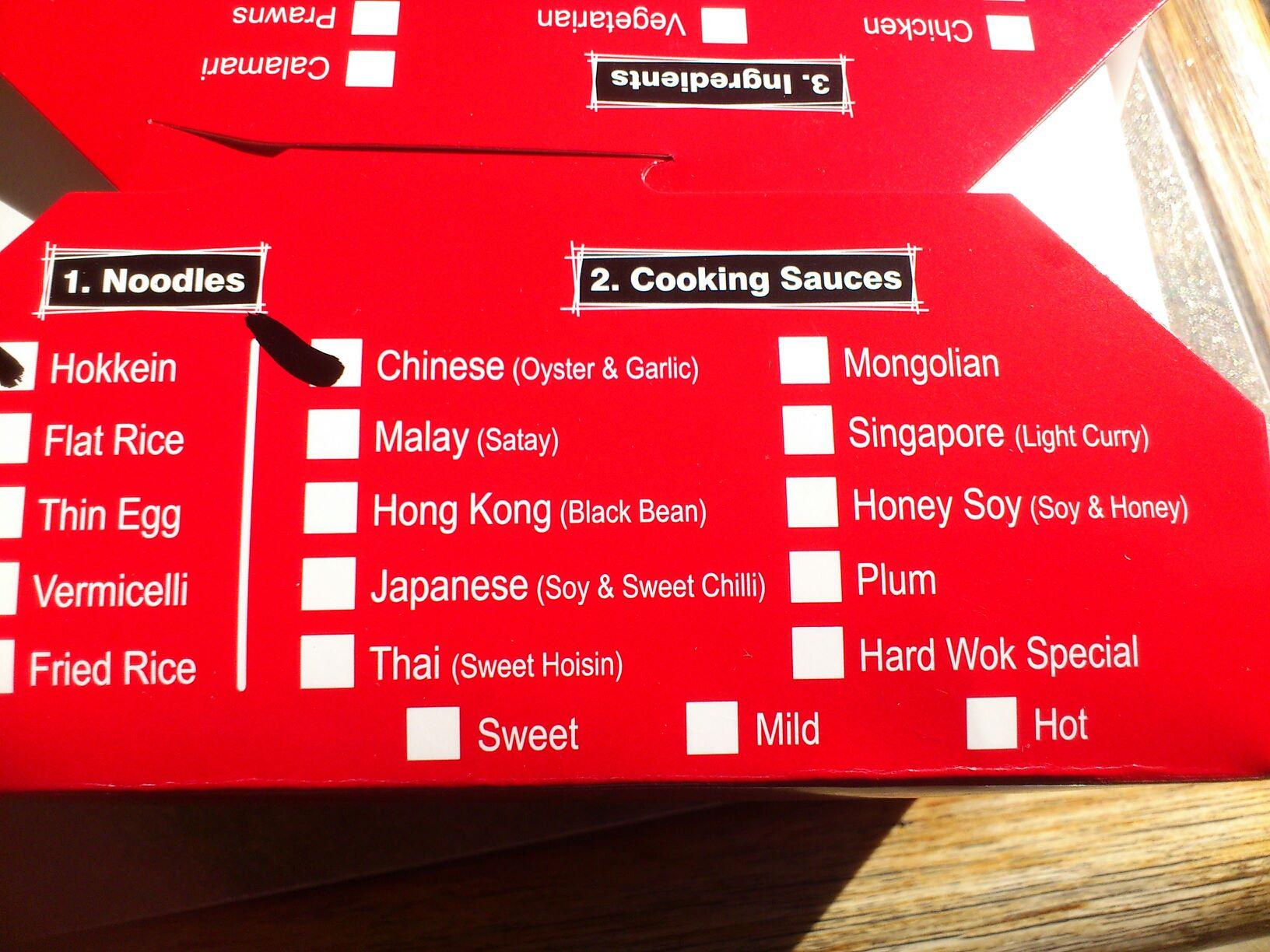 Hard Wok Noodle Bar, Richlands - Restaurant menu, prices and reviews