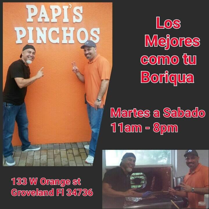 Papi Pincho "Como Tú Boricua" in Groveland - Restaurant menu and reviews