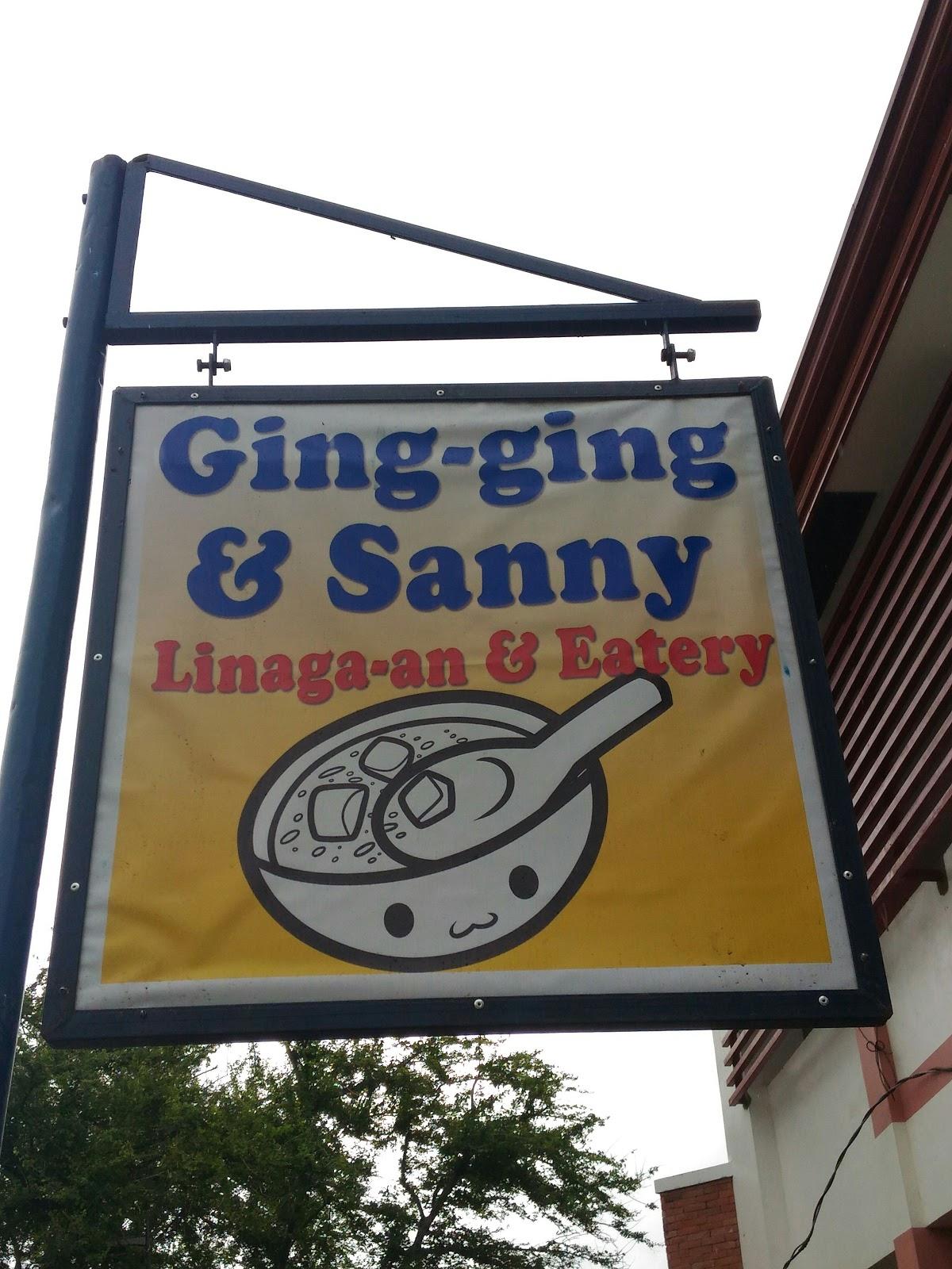 Ging-Ging & Sanny Linaga-An & Eatery restaurant, Iloilo City
