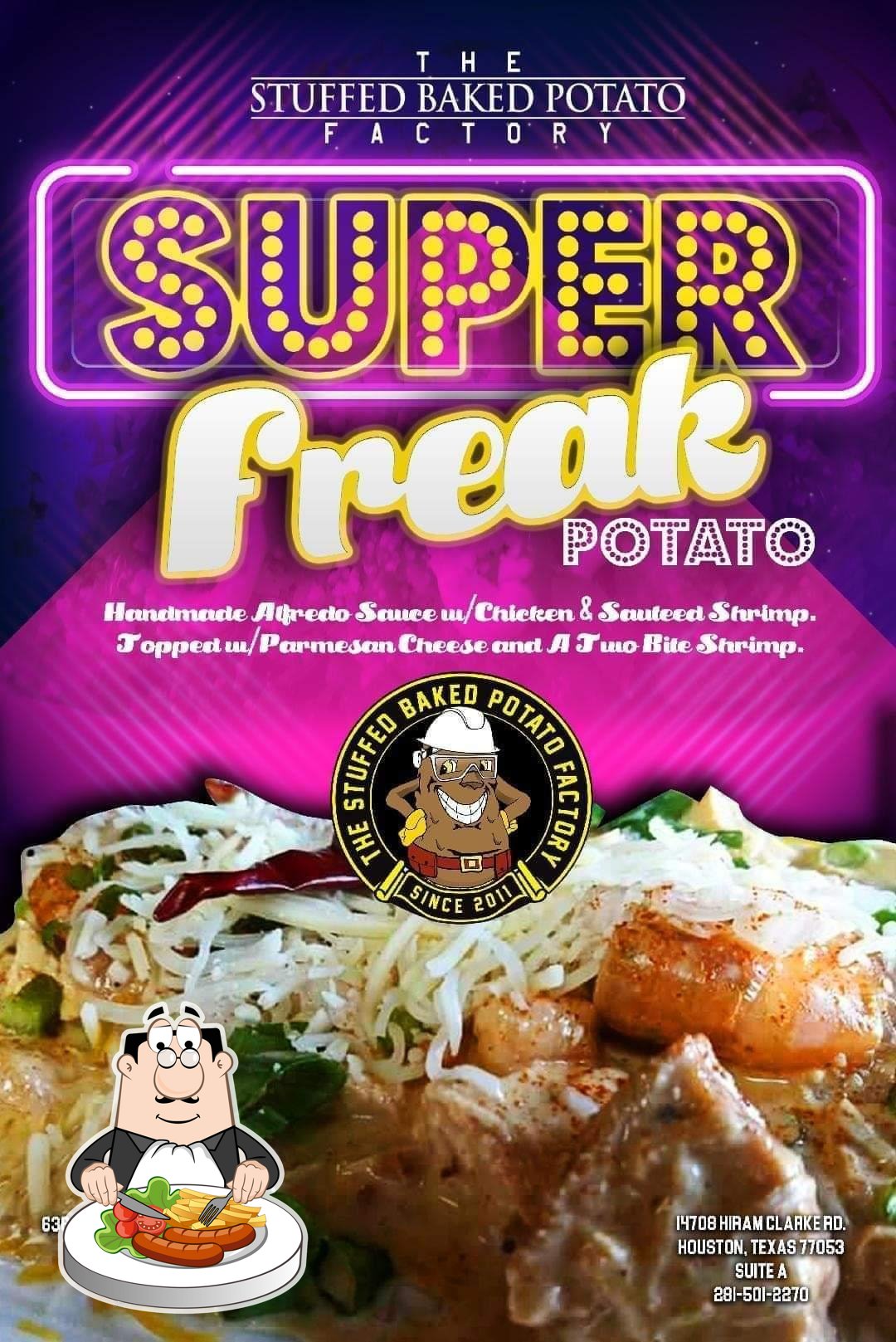 The Stuffed Baked Potato Factory, 1200 E County Line Rd in Ridgeland ...