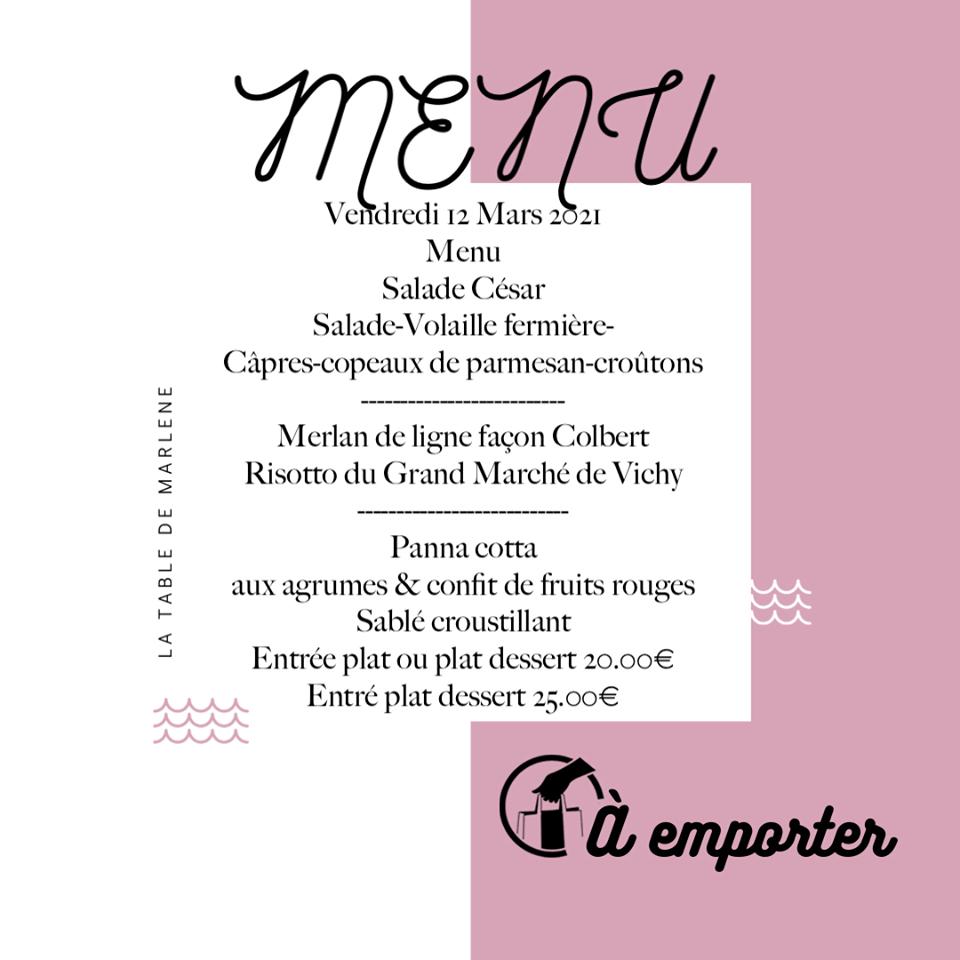 L'écrin De Marlène, Vichy - Menu du restaurant, prix et avis