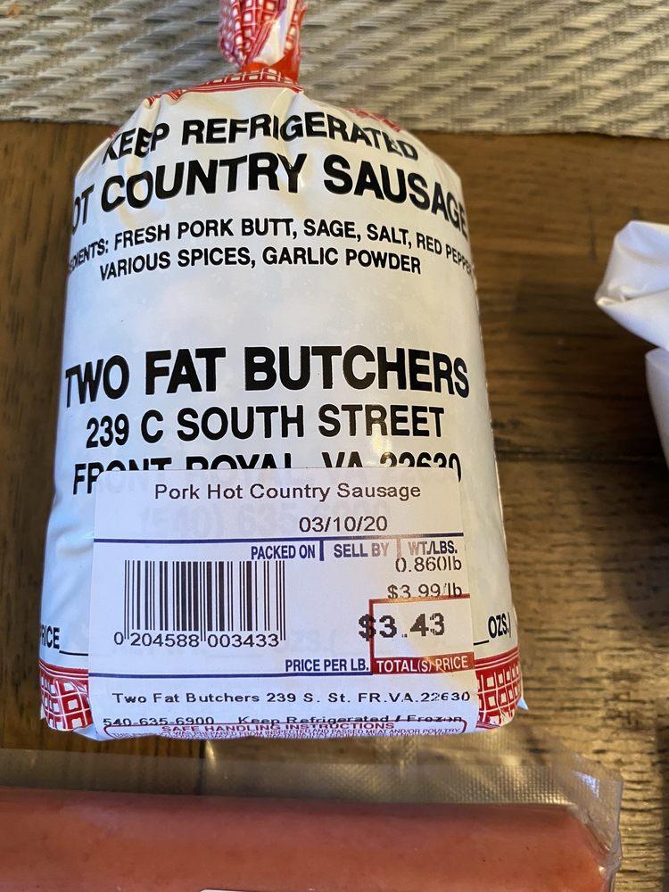 Two Fat Butchers in Front Royal - Restaurant menu and reviews