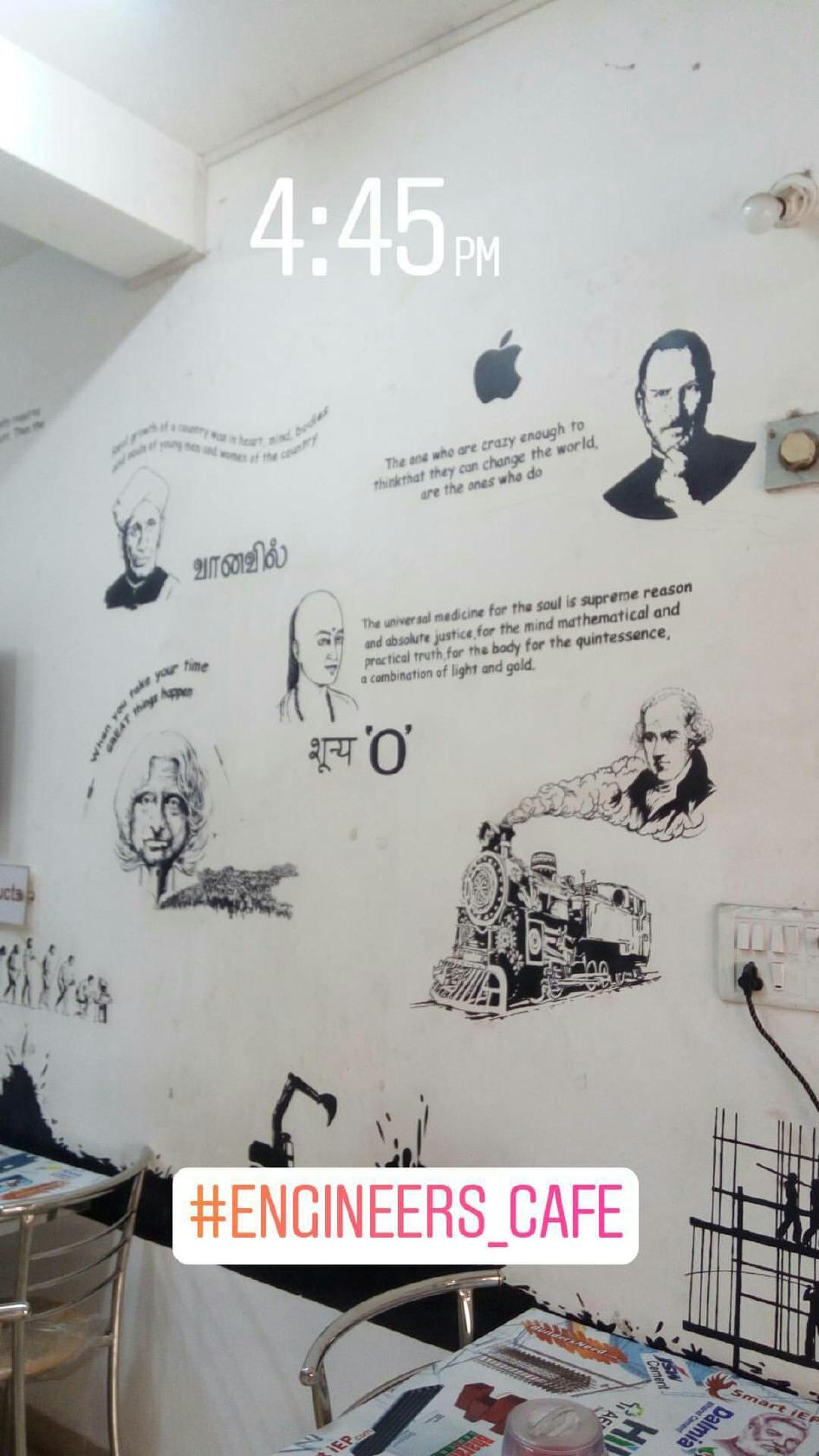 Engineers Cafe, Chennai, V M Roypettah