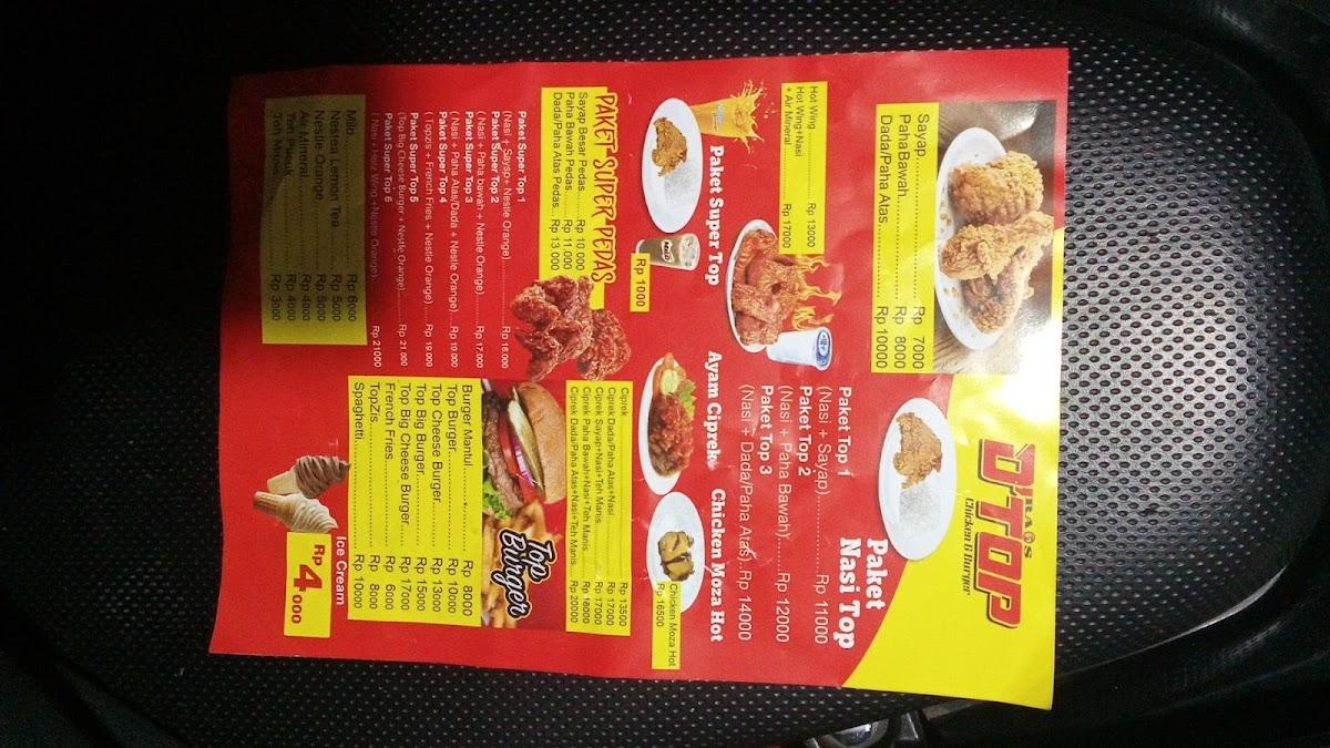 D'TOP CHICKEN & BURGER (gorda) restaurant, Indonesia - Restaurant reviews