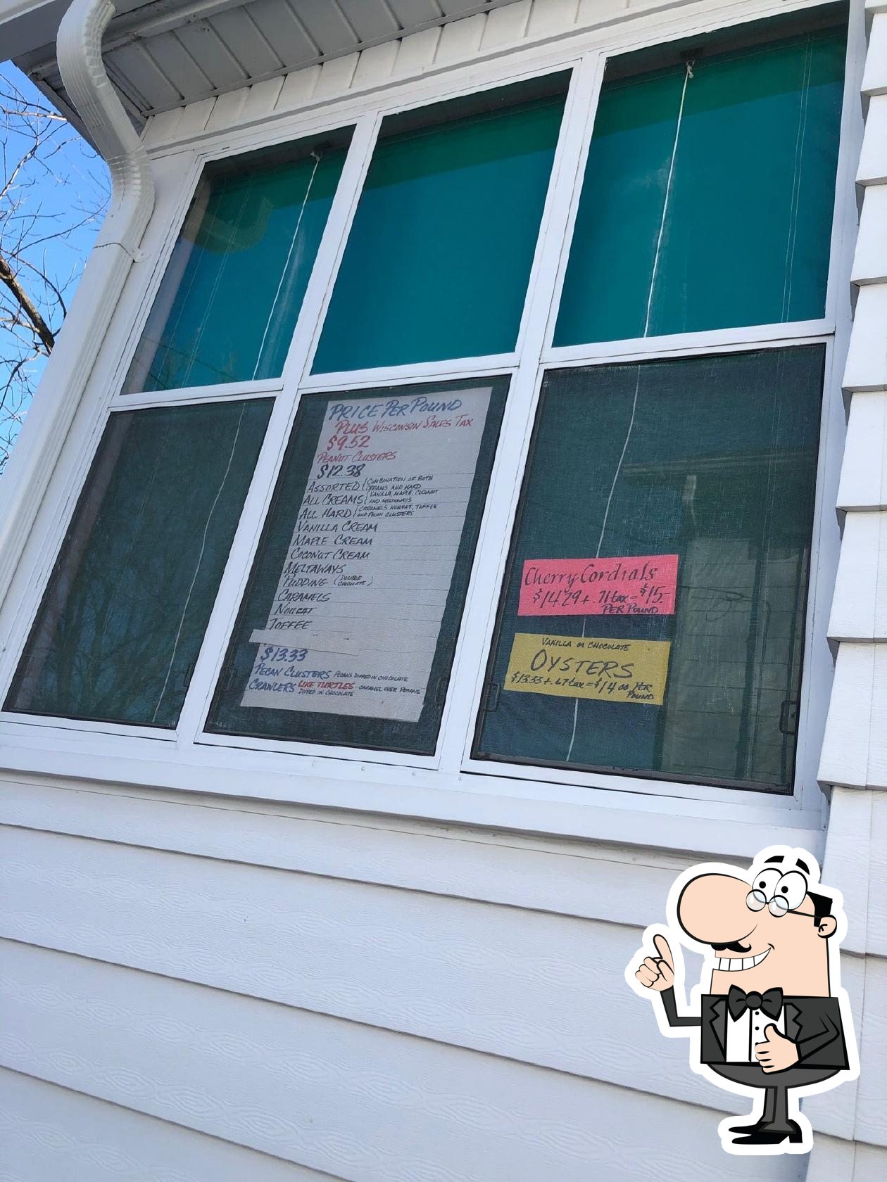 Hughes Home Maid Chocolate Shop, Oshkosh - Restaurant menu, prices and ...