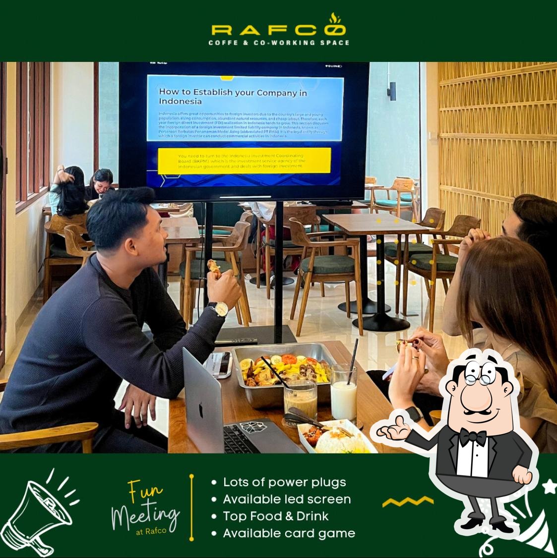 RAFCO Coffee & Co - Working Space cafe, Kuta Selatan - Restaurant reviews