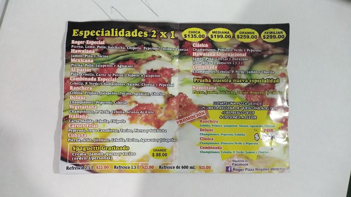 Roger Pizza, Nogales - Menú del restaurante, precios y reseñas