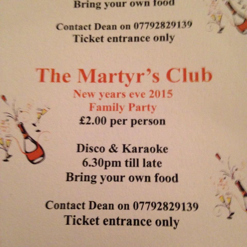 New Martyrs Club in Merthyr Tydfil