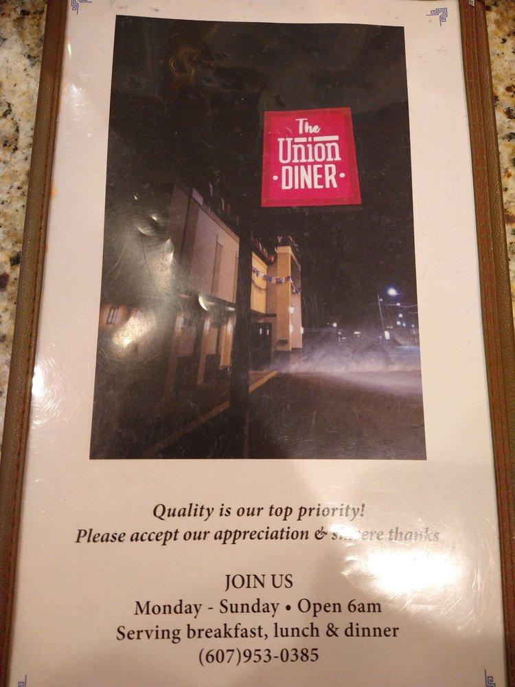 The Union Diner in Endwell - American restaurant menu and reviews
