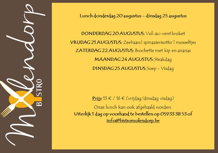 Molendorp, Bredene - Restaurant menu and reviews
