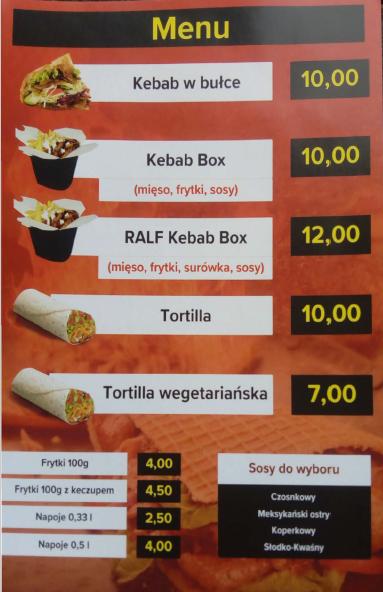 RALF KEBAB, Nowy Tomysl - Restaurant reviews