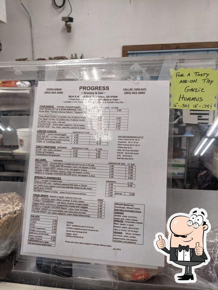 Progress Grocery & Deli in Beaverton - Restaurant menu and reviews