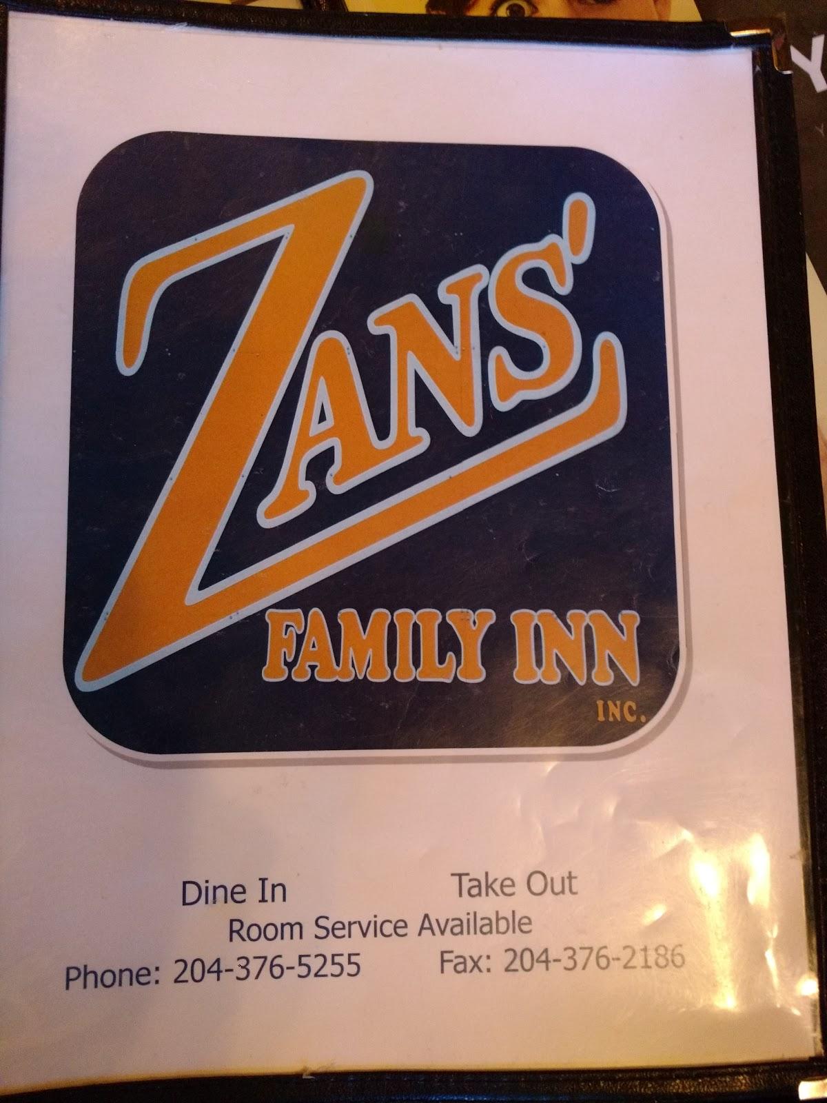 Zans Family Inn and Restaurant, Arborg - menu et avis du restaurant ...