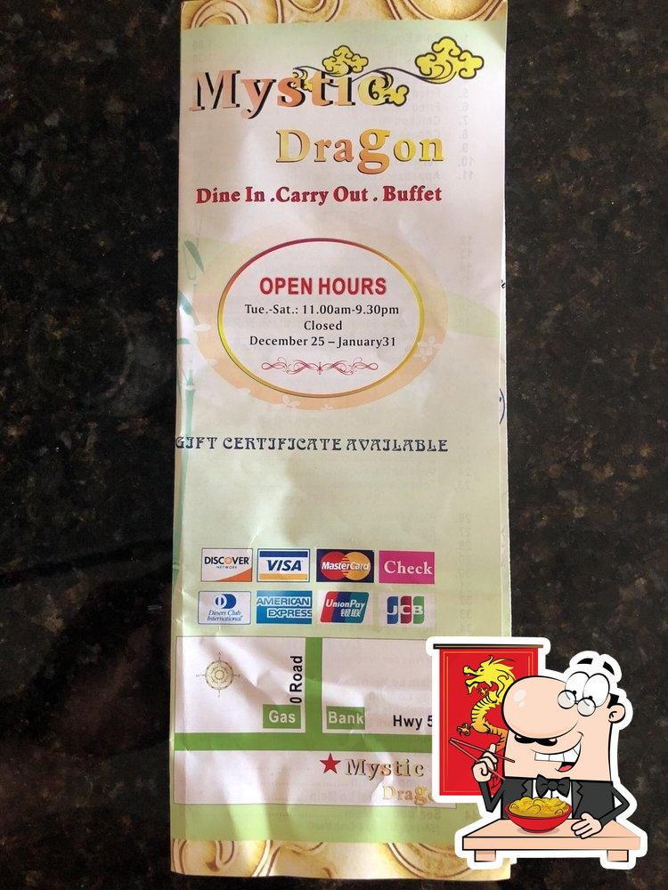 Mystic Dragon in Laurie - Restaurant menu and reviews