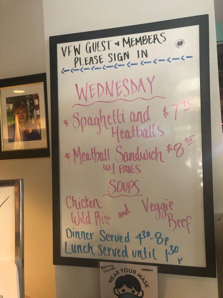 VFW Post 5555 in Richfield - Restaurant menu and reviews