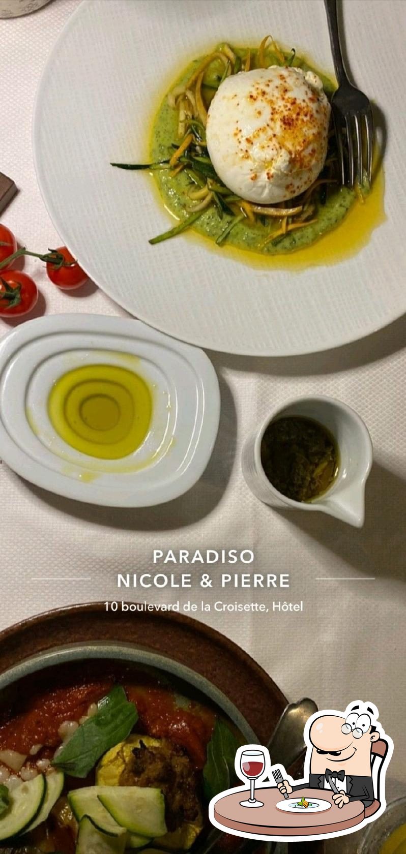 Paradiso restaurant, Cannes - Menu du restaurant et commentaires