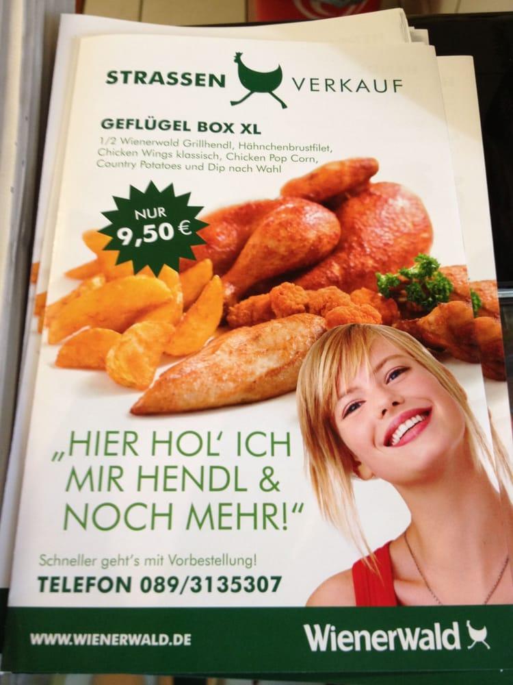 Wienerwald Schleißheimer Straße, München - Speisekarte, Preise und ...
