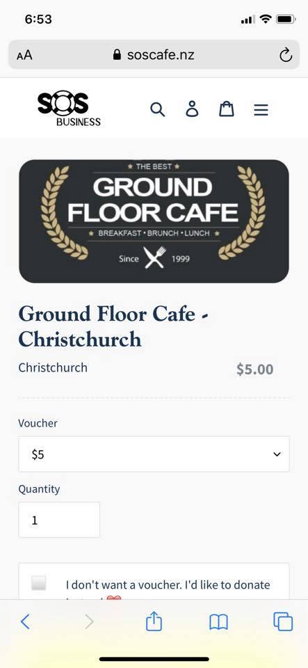 Ground Floor Cafe in Christchurch - Restaurant menu and reviews