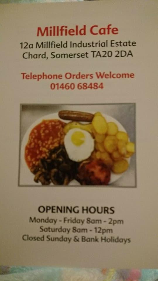Millfield Cafe, 12 Millfield in Chard - Restaurant reviews