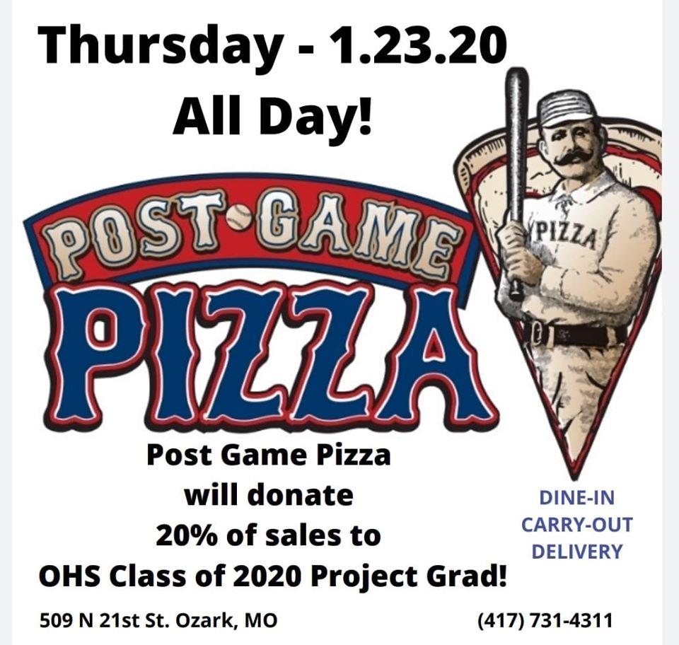 Post Game Pizza in Ozark - Restaurant menu and reviews