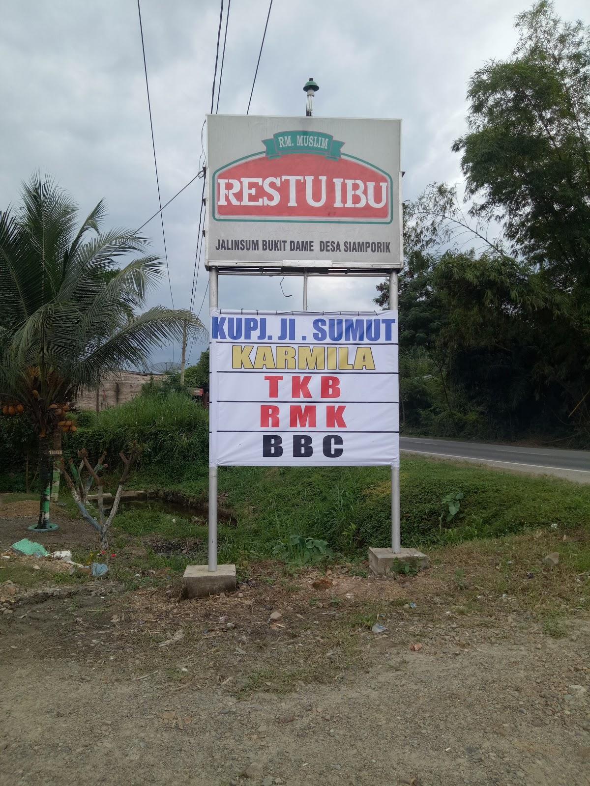 Rumah Makan Restu Ibu restaurant, Gunung Melayu - Restaurant reviews