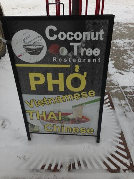 Coconut Tree Restaurant Ltd, Edson - Menu du restaurant et commentaires