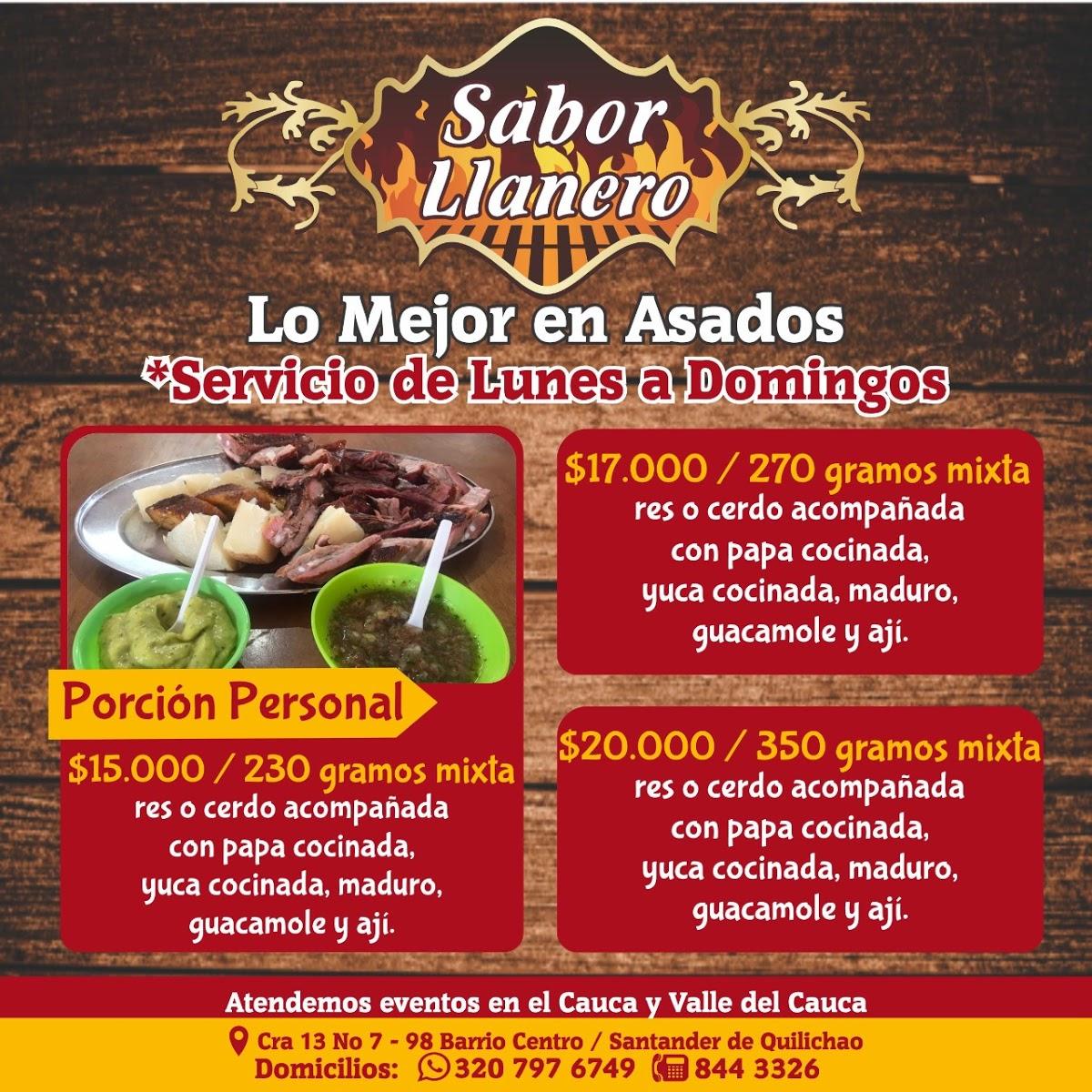 Asadero de carne "Sabor llanero" restaurant, Santander de Quilichao ...