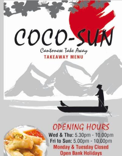 Coco Sun, Alfreton - Restaurant menu, prices and reviews