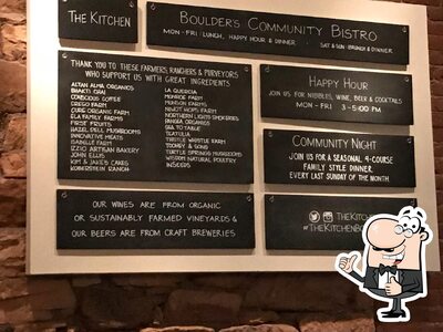 The Kitchen, Boulder - Restaurant menu, prices and reviews