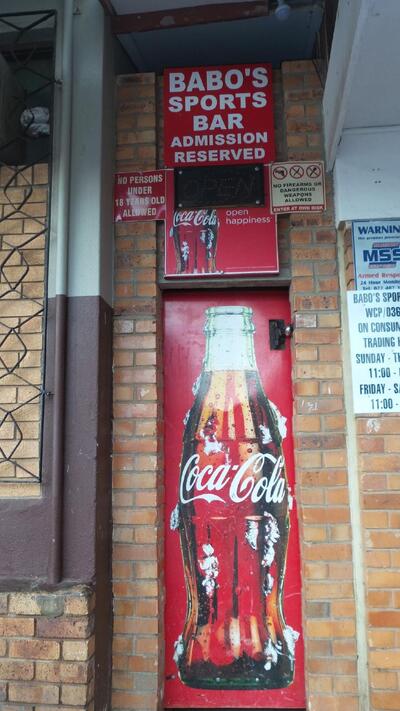 Babo's Sports Bar, Malmesbury - Restaurant menu, prices and reviews