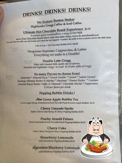 The Blue Berry Cafe Kettering, Kettering - Restaurant menu, prices and ...