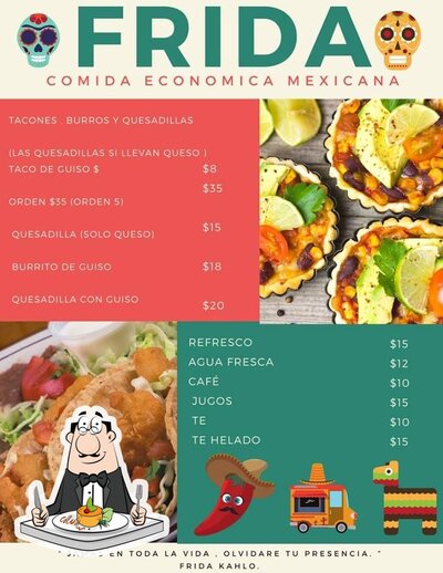 Frida Restaurante Mx., Zacatecas - Menú del restaurante, precios y reseñas