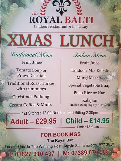 Winning Post, Tamworth - Restaurant menu, prices and reviews