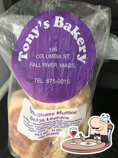 Tony's Bakery, Fall River - Restaurant menu, prices and reviews