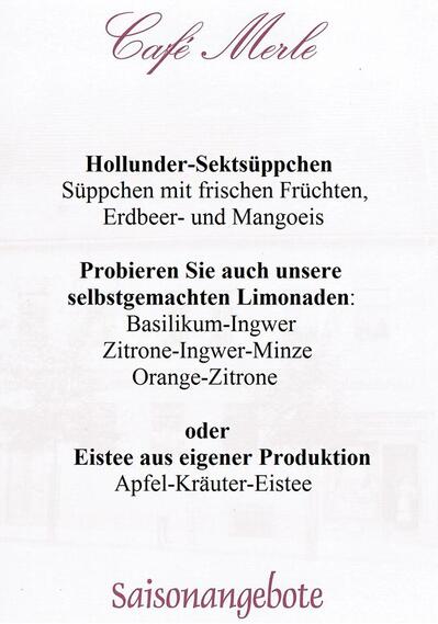 Eis-Café Merle, Freyburg (Unstrut) - Speisekarte, Preise und Bewertungen