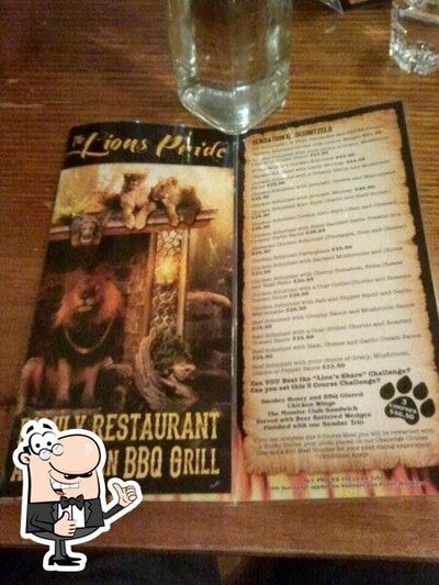 The Lion's Pride Restaurant, Dubbo - Restaurant menu, prices and reviews